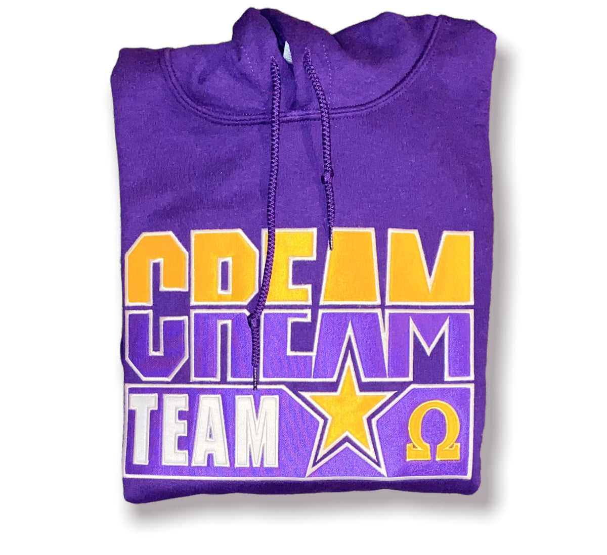 Omega Cream Team Embroidered Hoodie – Peyley Designs